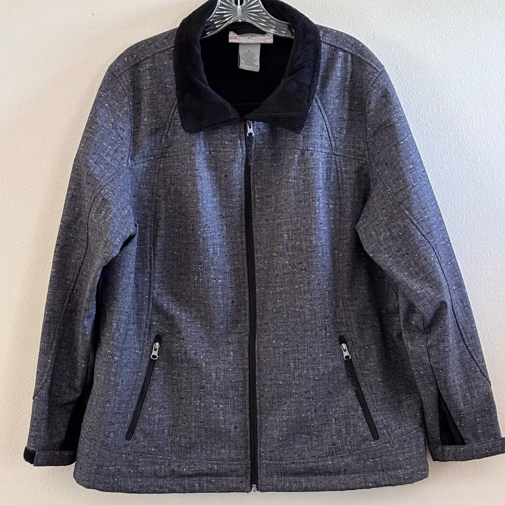 Free Country | Jackets & Coats | Free Country Womens Gray Print Sz X ...